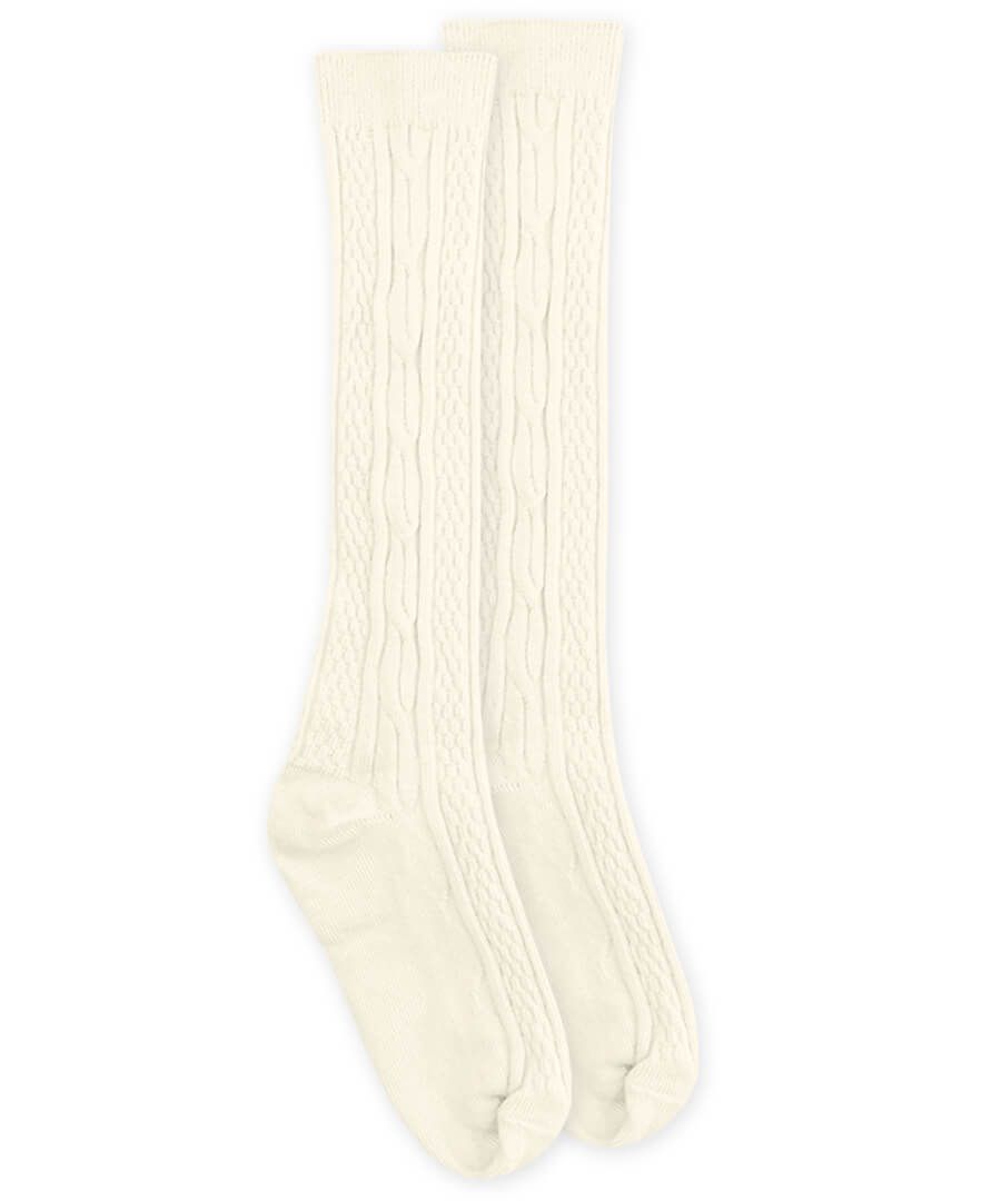 Cable Knit Knee High Socks – The Ruffled Stork