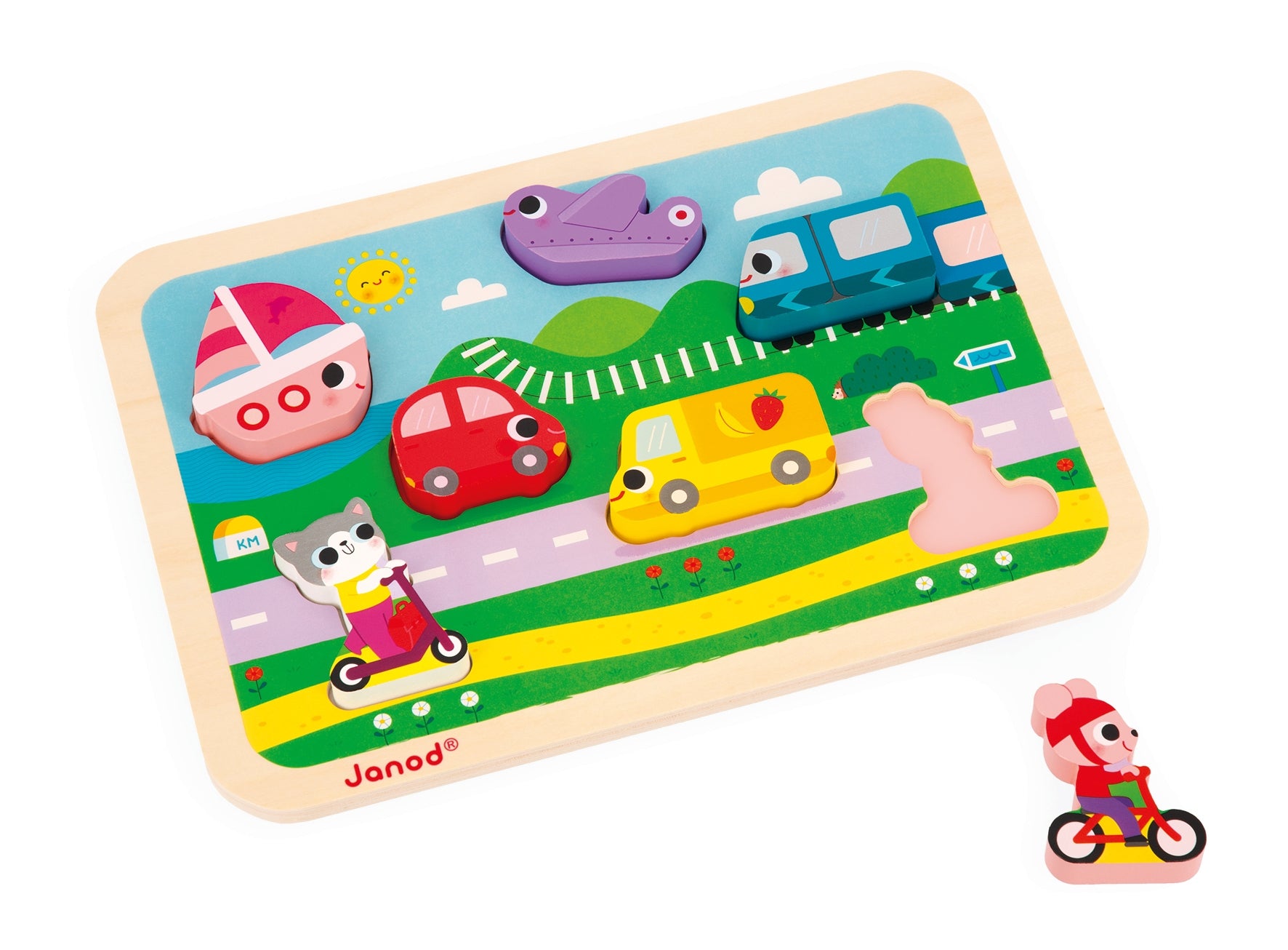 Chunky Puzzle - Vehicles – The Ruffled Stork